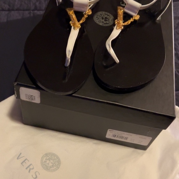 Versace | Shoes | Versace Open Toethong Sandals | Poshmark